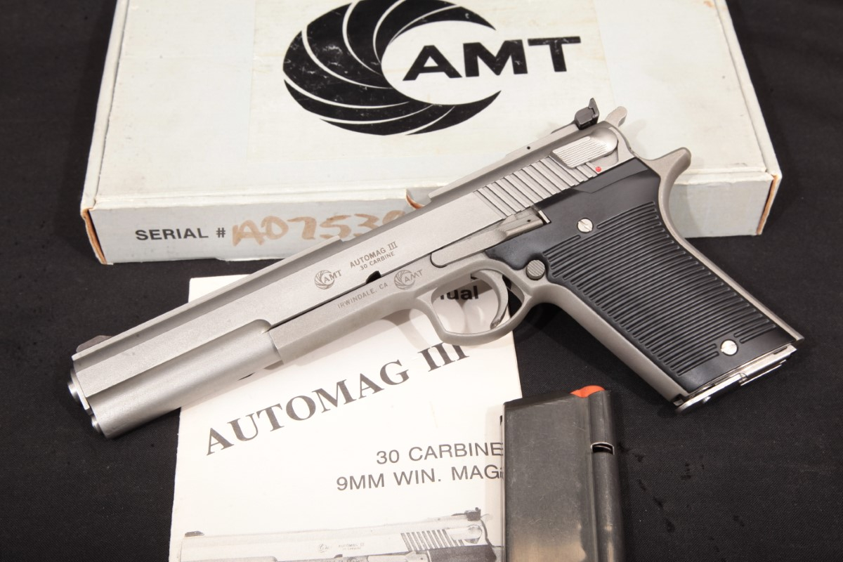 Amt Automag Iii, Stainless, 6 3/8, Detachable Magazine Fed Single ...