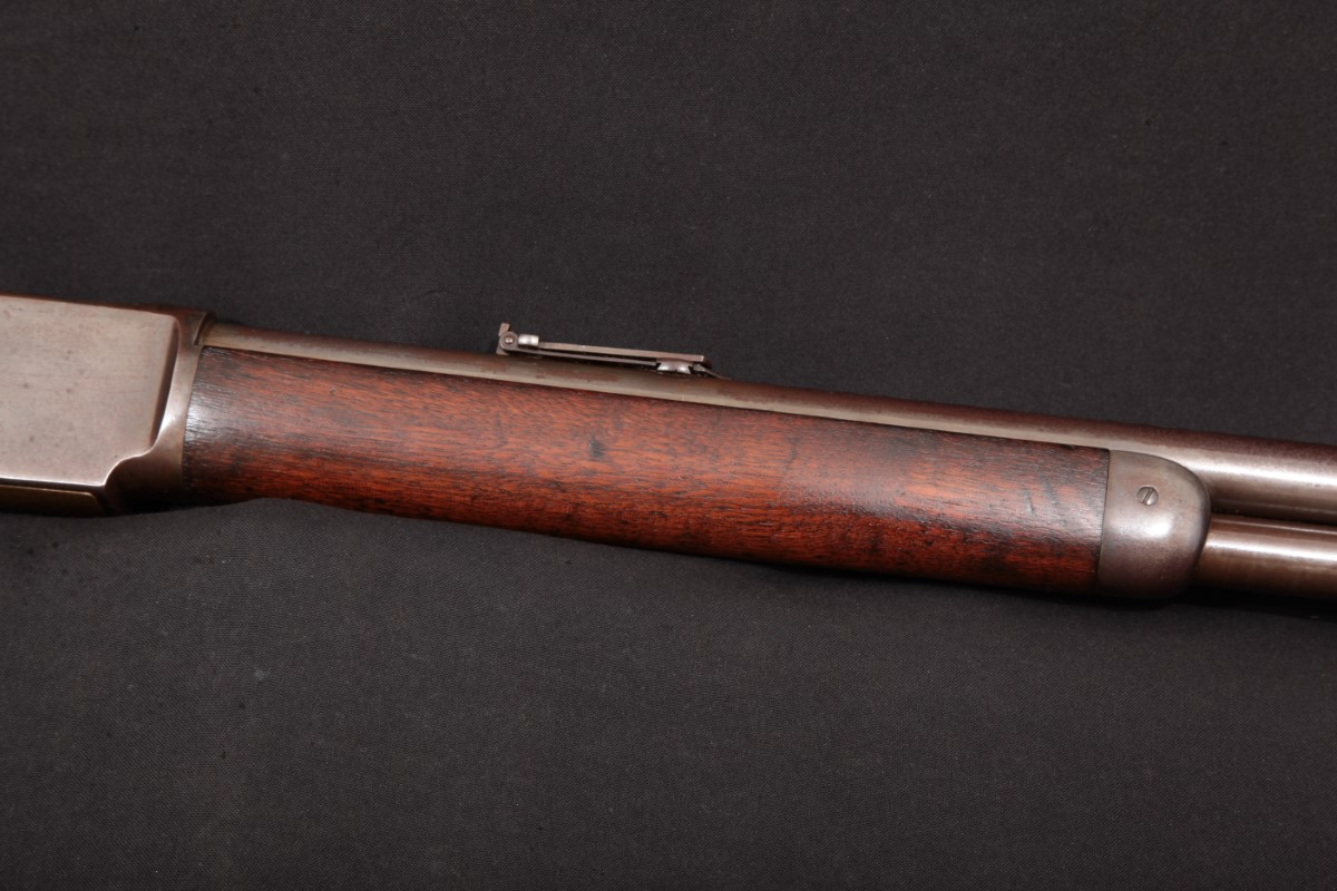 Winchester Model 1876 `76 3rd Model, Blued Round 28 Lever Action Rifle ...