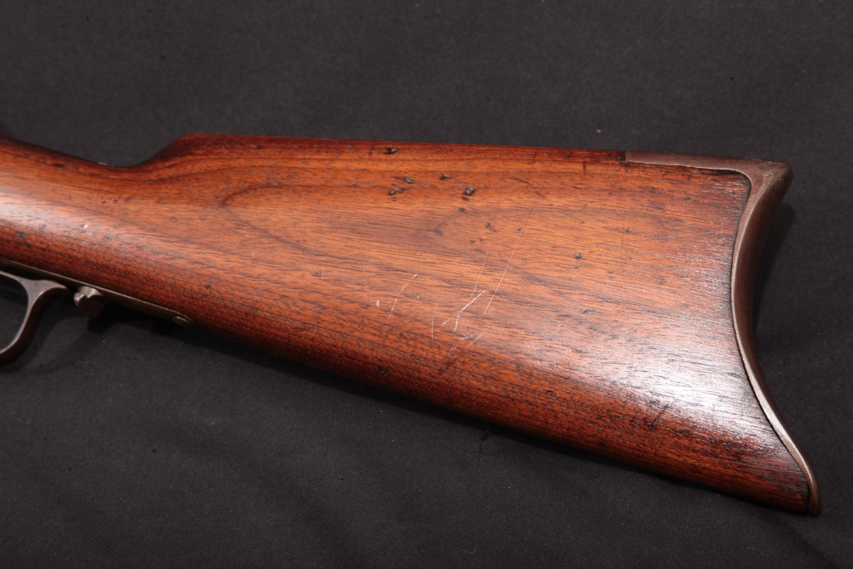 Winchester Model 1876 `76 3rd Model, Blued Round 28 Lever Action Rifle ...