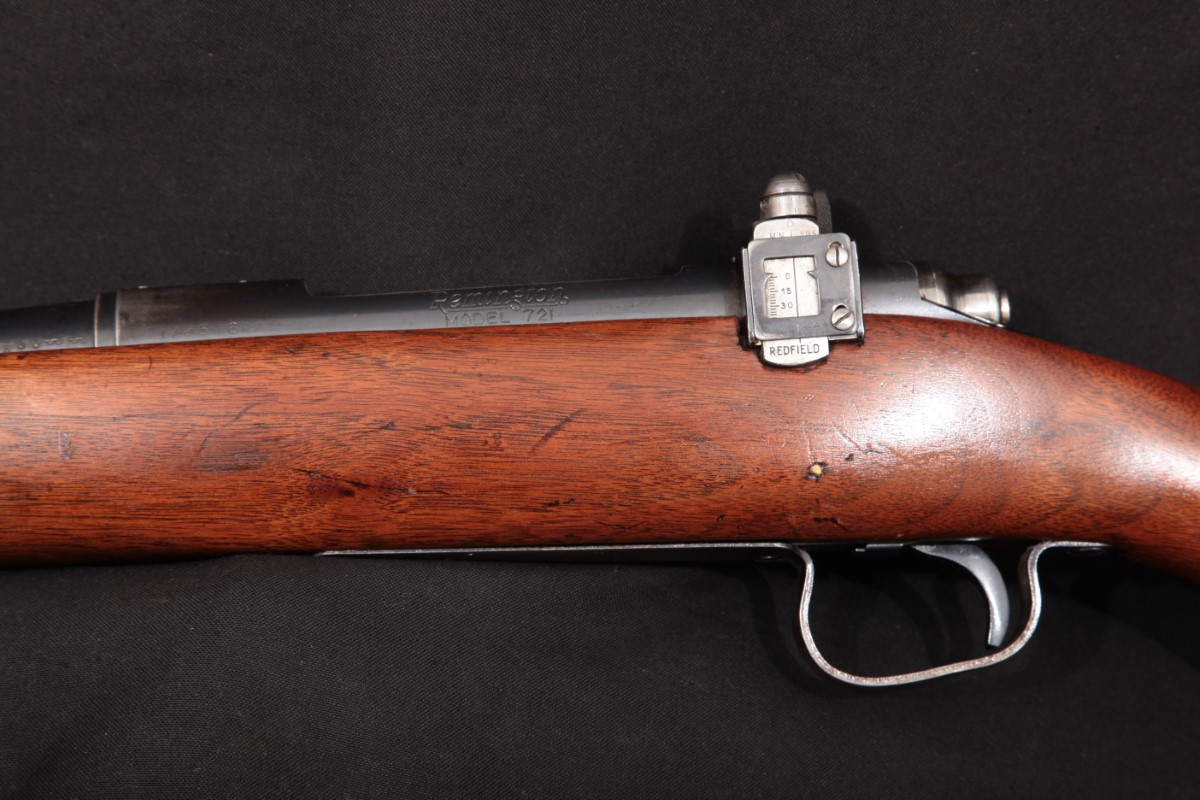 Remington Model 721, Blue 24" Bolt Action Internal Magazine Fed Rifle ...