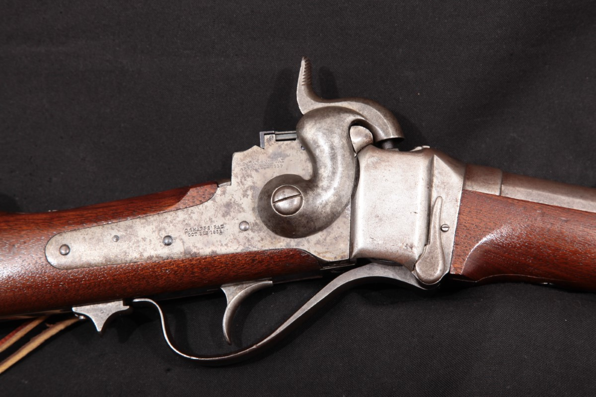 Sharps New Model 1863 Civil War Carbine 6 Groove Bore, Blue/Case 22 ...