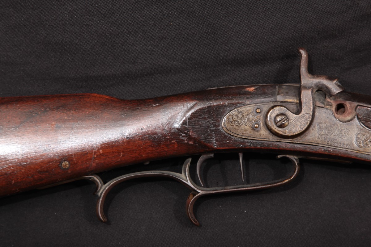 Henry Leman - Muzzleloader, Patina 32” Percussion Muzzle Loading Rifle ...