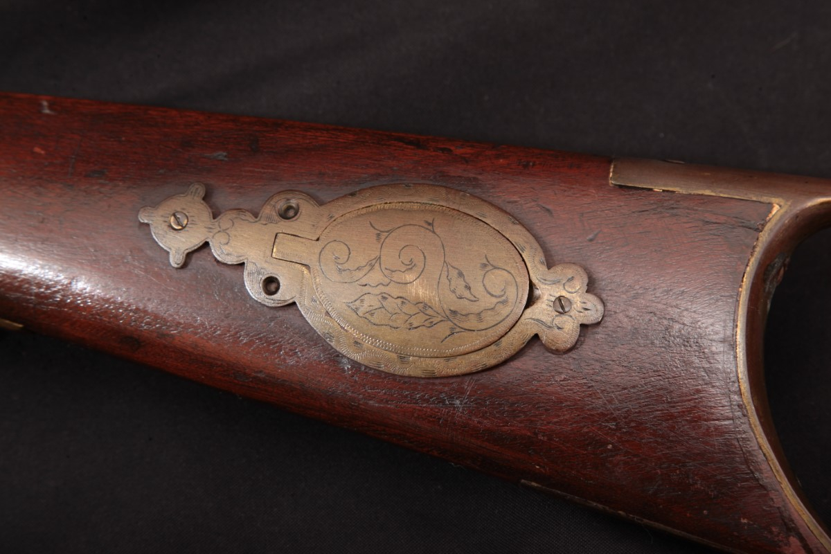 Henry Leman Muzzleloader, Patina 32 Percussion Muzzle Loading Rifle ...