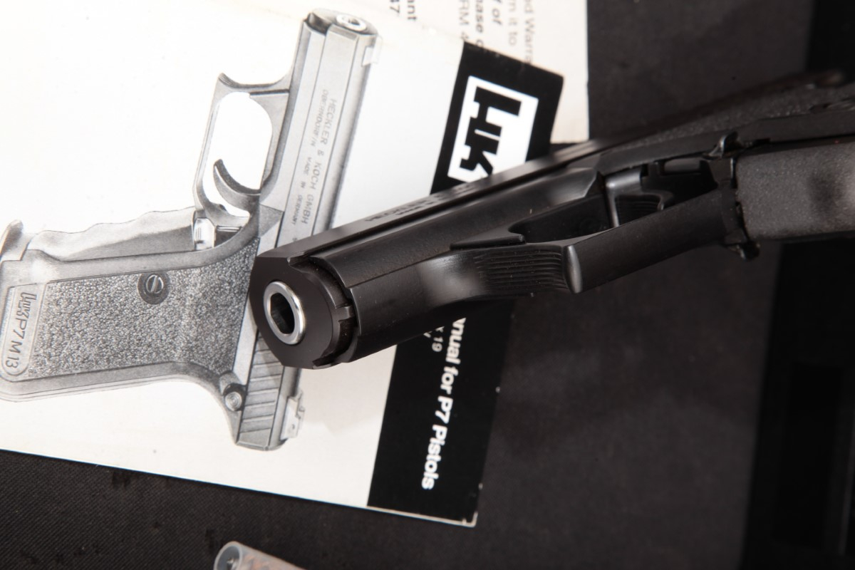 Heckler & Koch Hk H&K Model P7m8 P7-M8, Blue 4 In. Squeeze-Cocking Semi ...