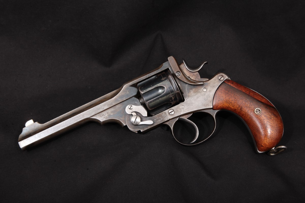Webley & Scott W.G. Army Model Of 1896, Blue 6 Top-Break Sa/Da Double ...