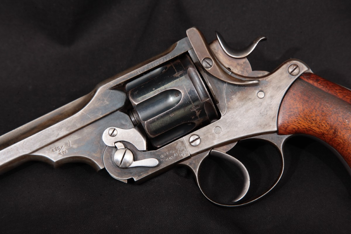 Webley & Scott W.G. Army Model Of 1896, Blue 6 Top-Break Sa/Da Double ...