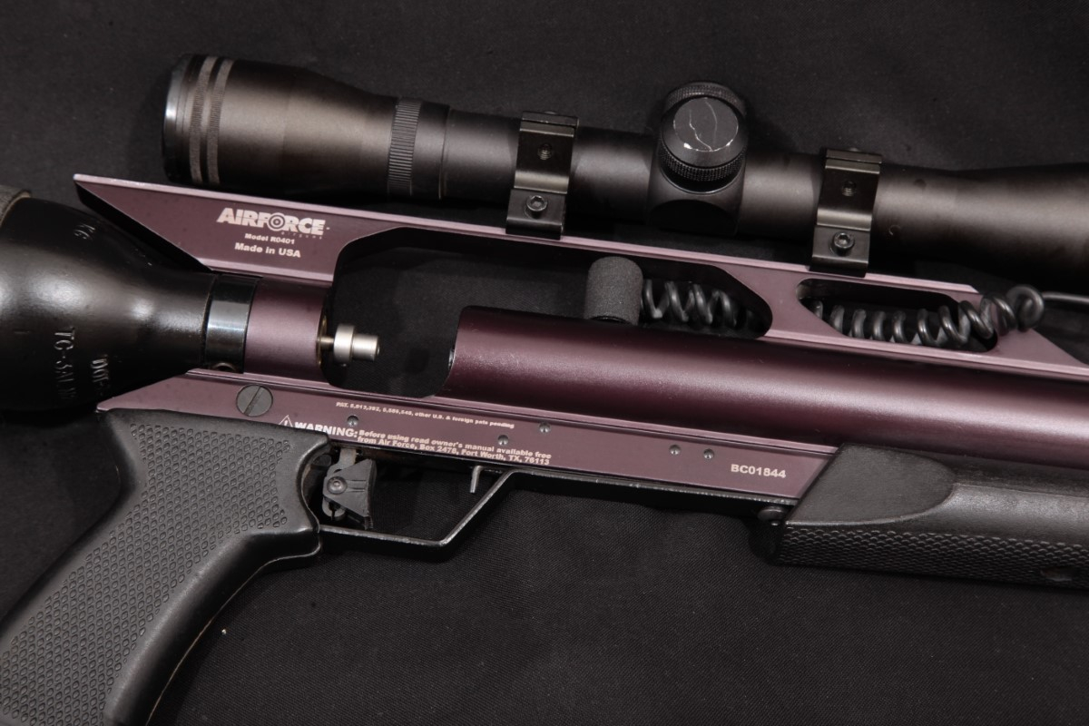 Model R0401, Blue 24" Single Shot Bolt Action Hpa Powered Air Rifle ...