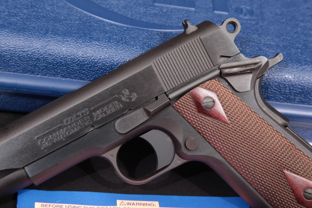 Colt Commander 1991/1911 Model 04691, Blue 4 1/4" Single Action Semi ...