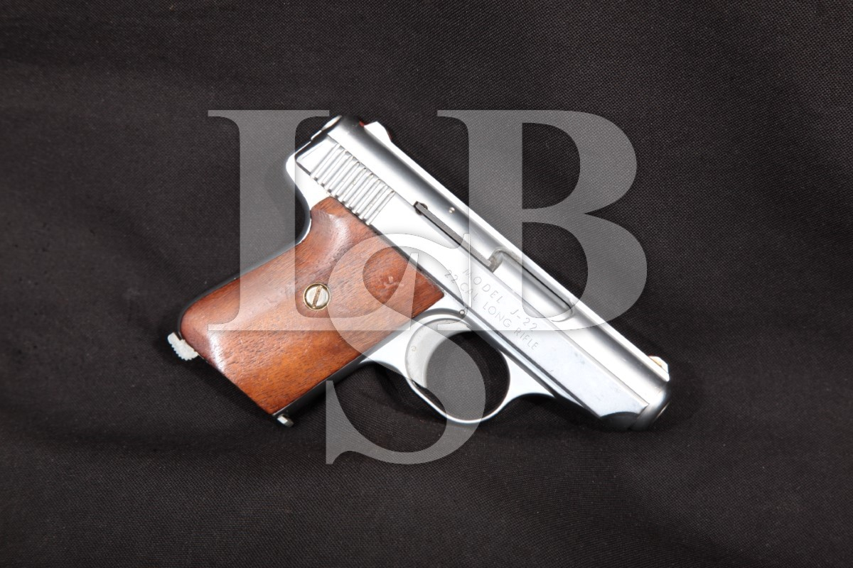 Jennings Model J-22, Chrome 2 Striker Fired Magazine Fed Semi-Automatic ...