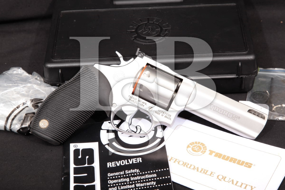 Taurus Model 627 Tracker, Stainless 4 Ported, Double Action Da/Sa 7 ...