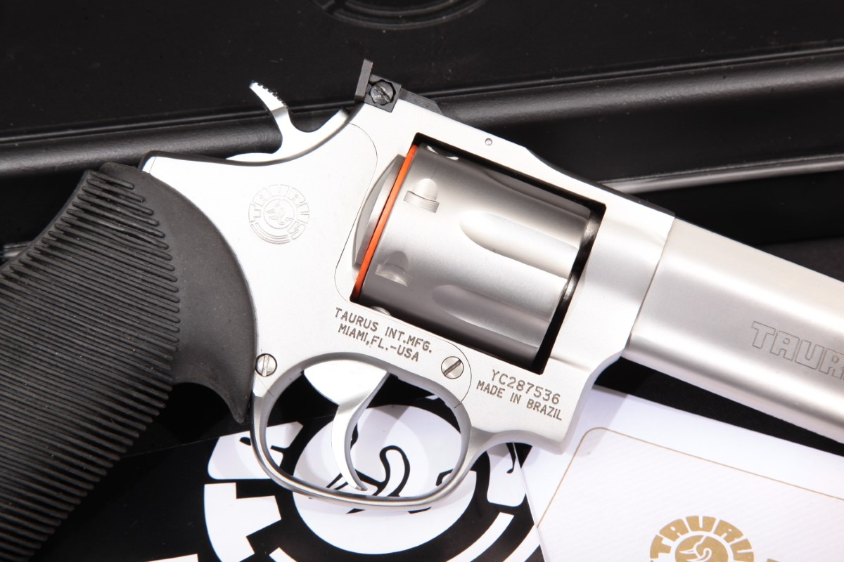 Taurus Model 627 Tracker, Stainless 4 Ported, Double Action Da/Sa 7 ...