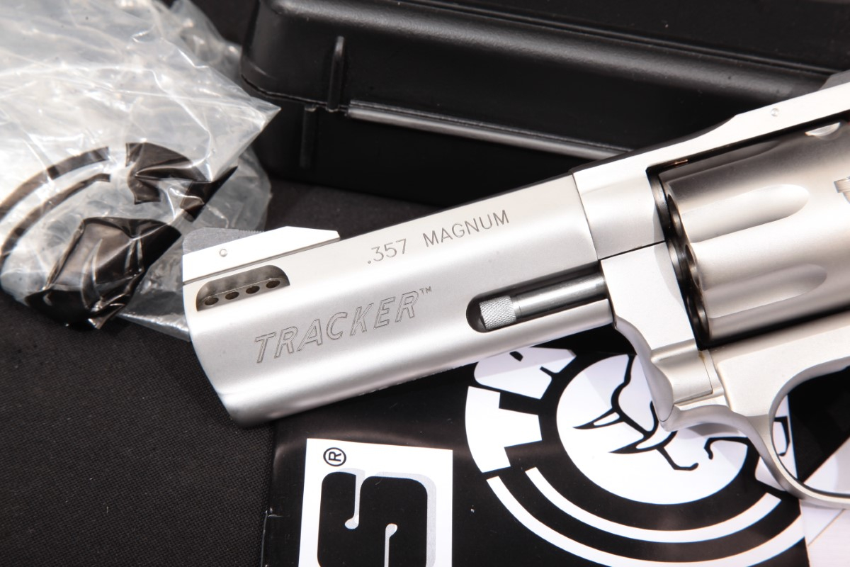 Taurus Model 627 Tracker, Stainless 4 Ported, Double Action Da/Sa 7 ...