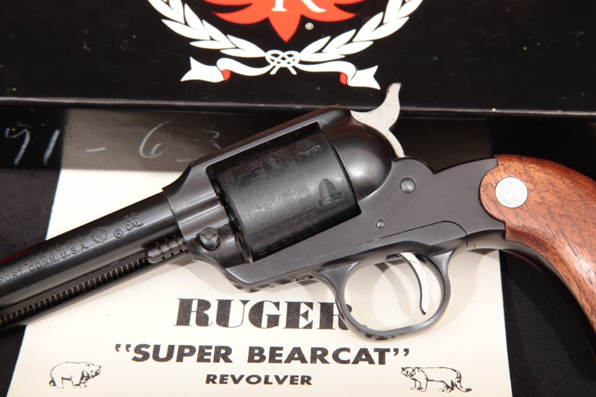 Sturm, Ruger & Co. Old Model Super Bearcat, Blue 4 Single Action Sa ...