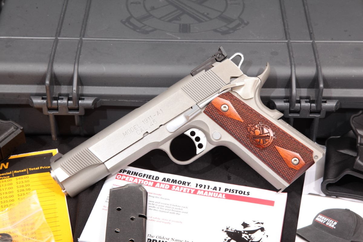Springfield Armory 1911-A1 Loaded Target 1911a1 1911, Stainless 5 ...