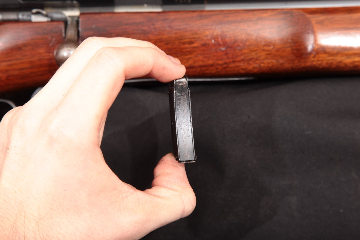 Winchester Model 75 Target, Blue 28 Detachable Magazine Bolt Action ...