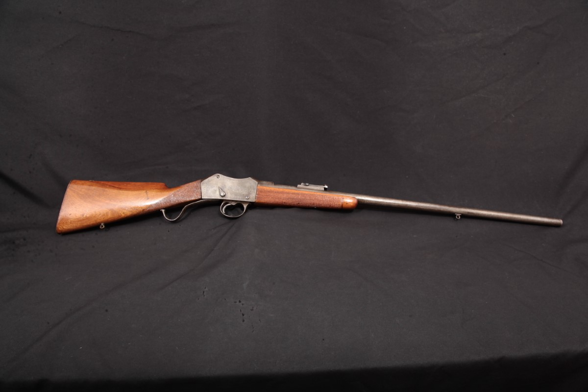 Unknown Sporterized Martini-Henry Rifle Engraved, Blue 28 Single Shot ...