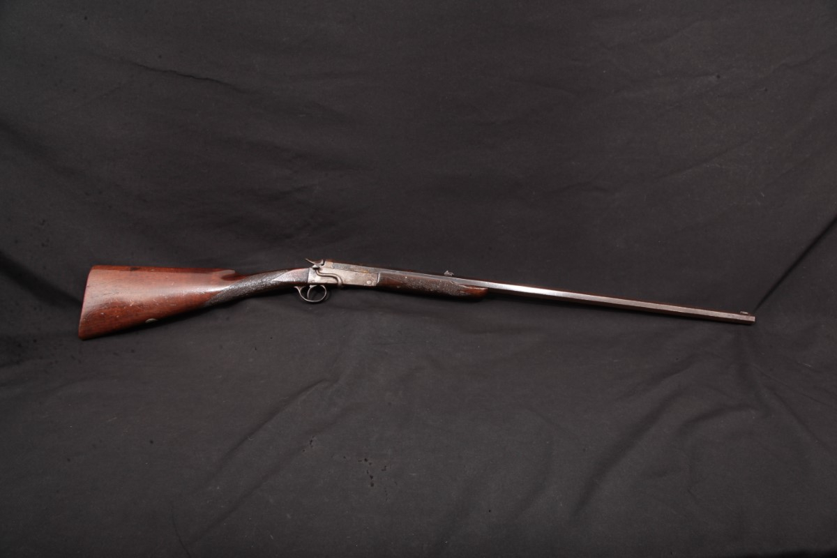 Webley Or Ellis Army & Navy Rook Rifle, Blue & Case Color 27" Top-Break ...