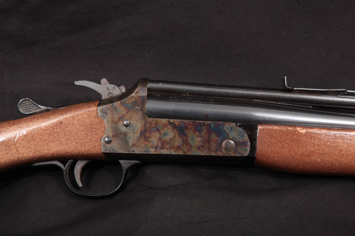 Savage Model 24p Model 24 Series P, Color Case Hardened & Blue 24 Top ...