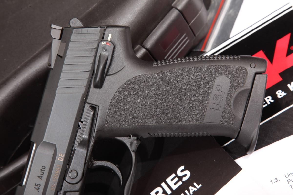 Heckler & Koch H&K Hk Model Usp45 Usp-45 Expert V1, Black 5.2 In. Sa/Da ...