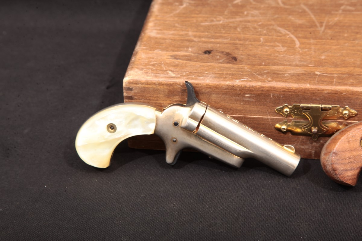 Butler Cased Pair Like Colt Thuer No.4 Model Deringer, Black & Nickel 2 ...