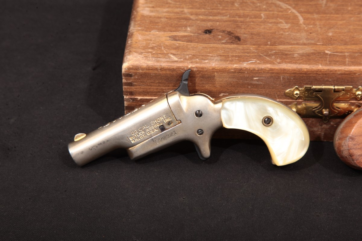 Butler Cased Pair Like Colt Thuer No.4 Model Deringer, Black & Nickel 2 ...