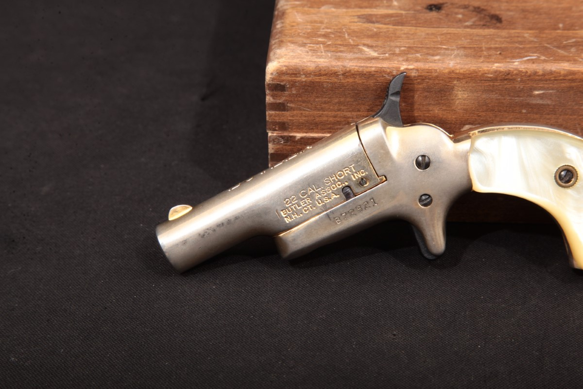 Butler Cased Pair Like Colt Thuer No.4 Model Deringer, Black & Nickel 2 ...