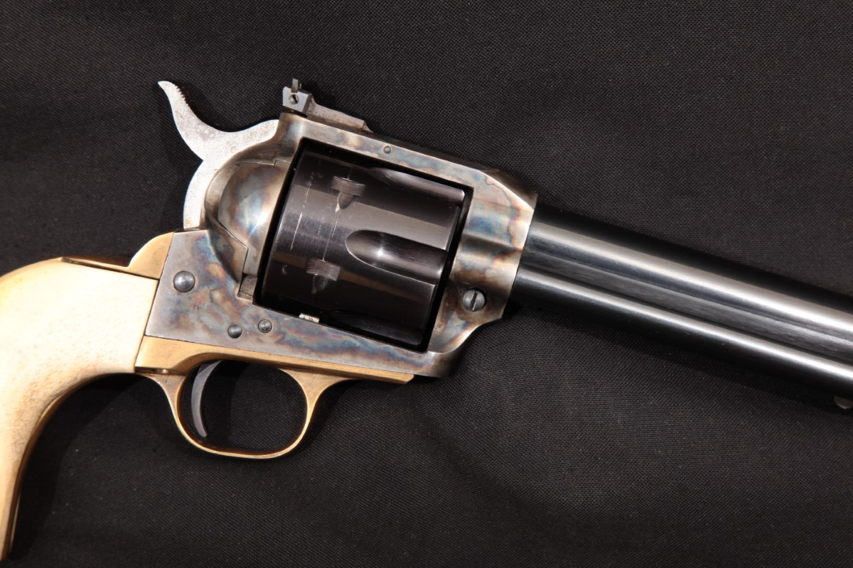 Uberti Mitchell Arms Reproduction Single Action Army, Blue Brass & Case ...