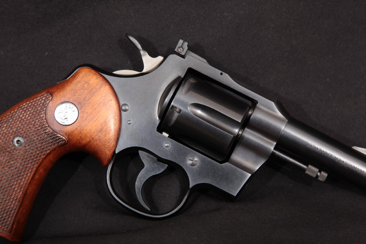 Colt Model Trooper, Blue 4" 6-Shot Sa/Da Double Action Revolver, Mfd ...