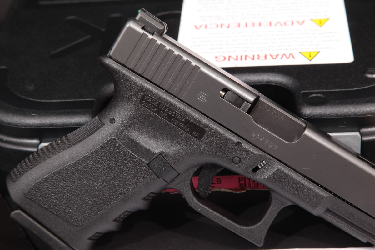 Glock Model 19c Gen 3 G19c, Tenifer & Black Polymer 4.02, Striker Fired ...