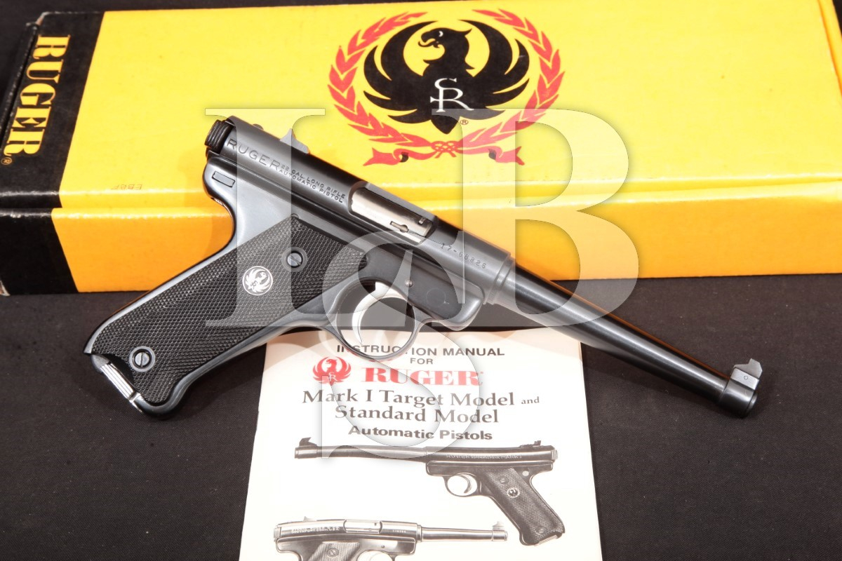 Sturm, Ruger & Co. Standard Model Mark Mk 1 Mki, Blue 6" Tapered Barrel ...
