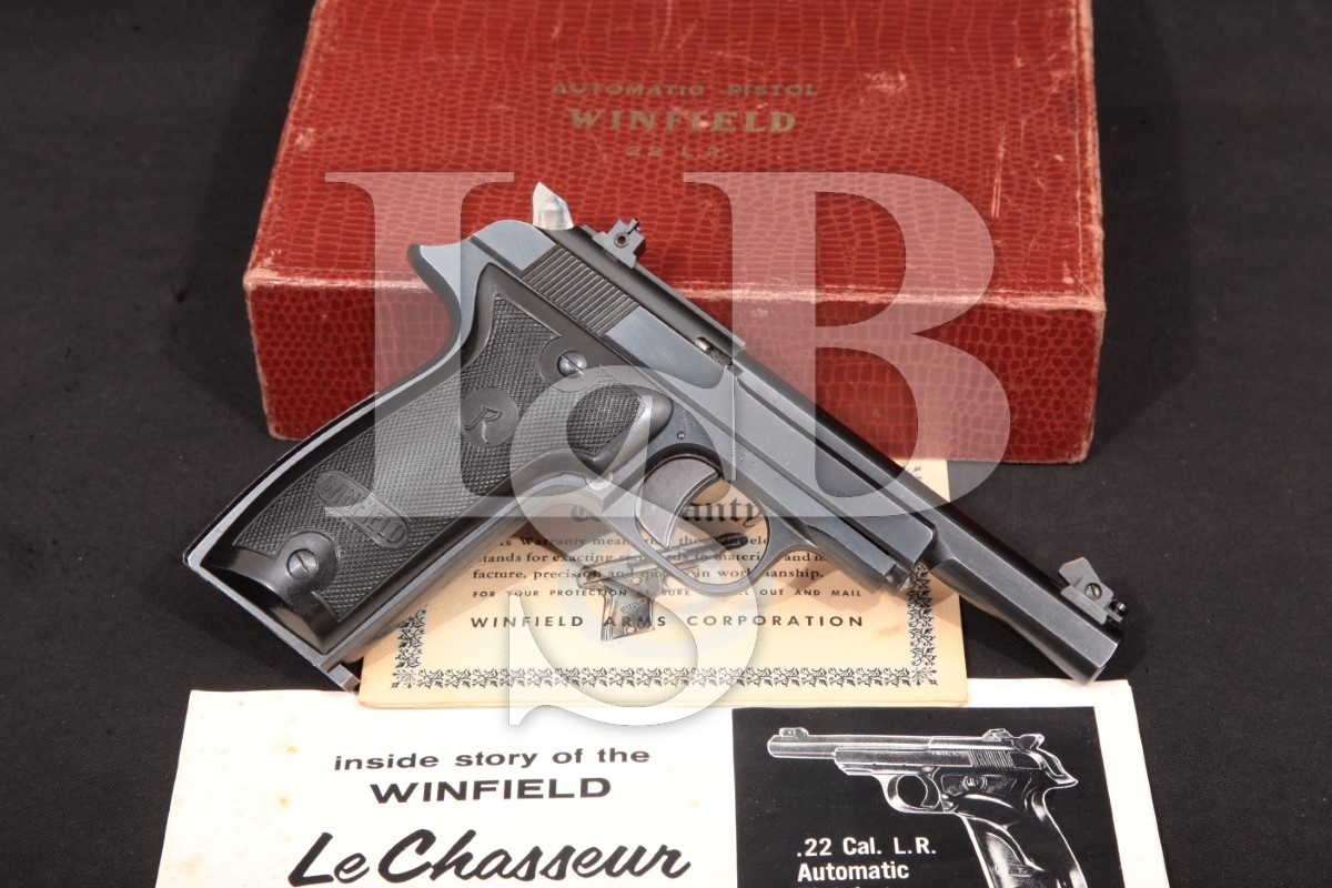 Mab Model Le Chasseur (R-22) Sporting Pistol, Blue 4 5/16 Sa ...