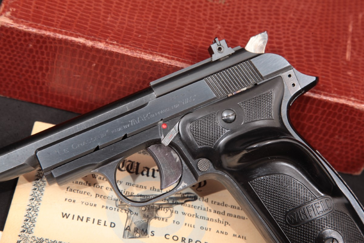 Mab Model Le Chasseur (R-22) Sporting Pistol, Blue 4 5/16 Sa ...