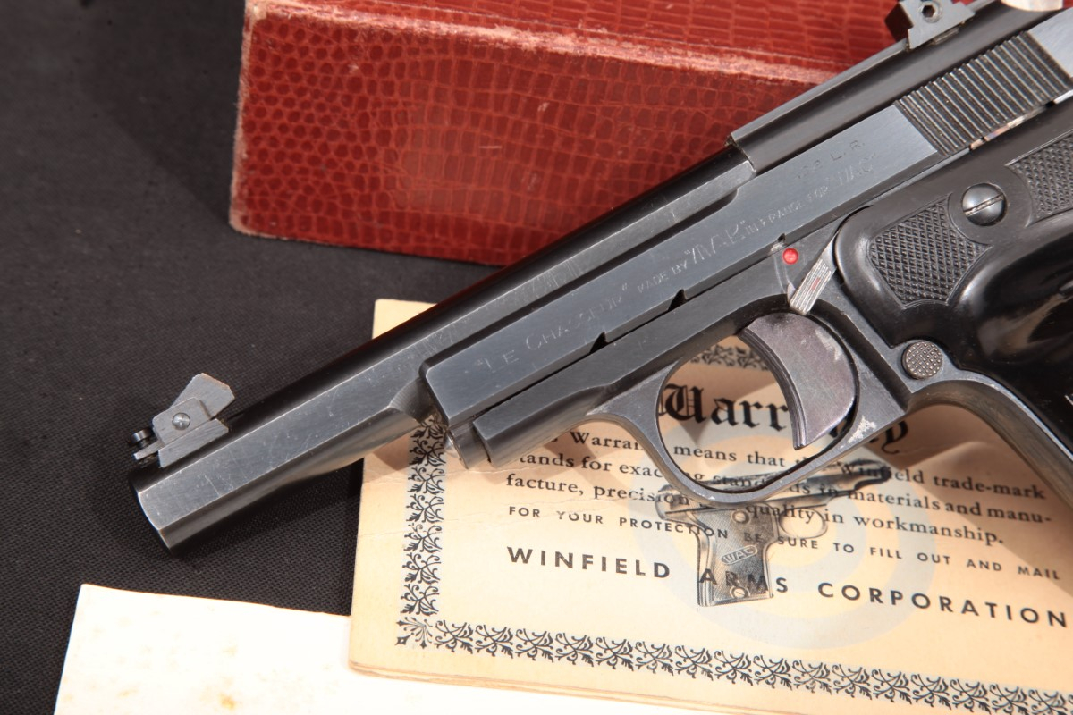 Mab Model Le Chasseur (R-22) Sporting Pistol, Blue 4 5/16 Sa ...
