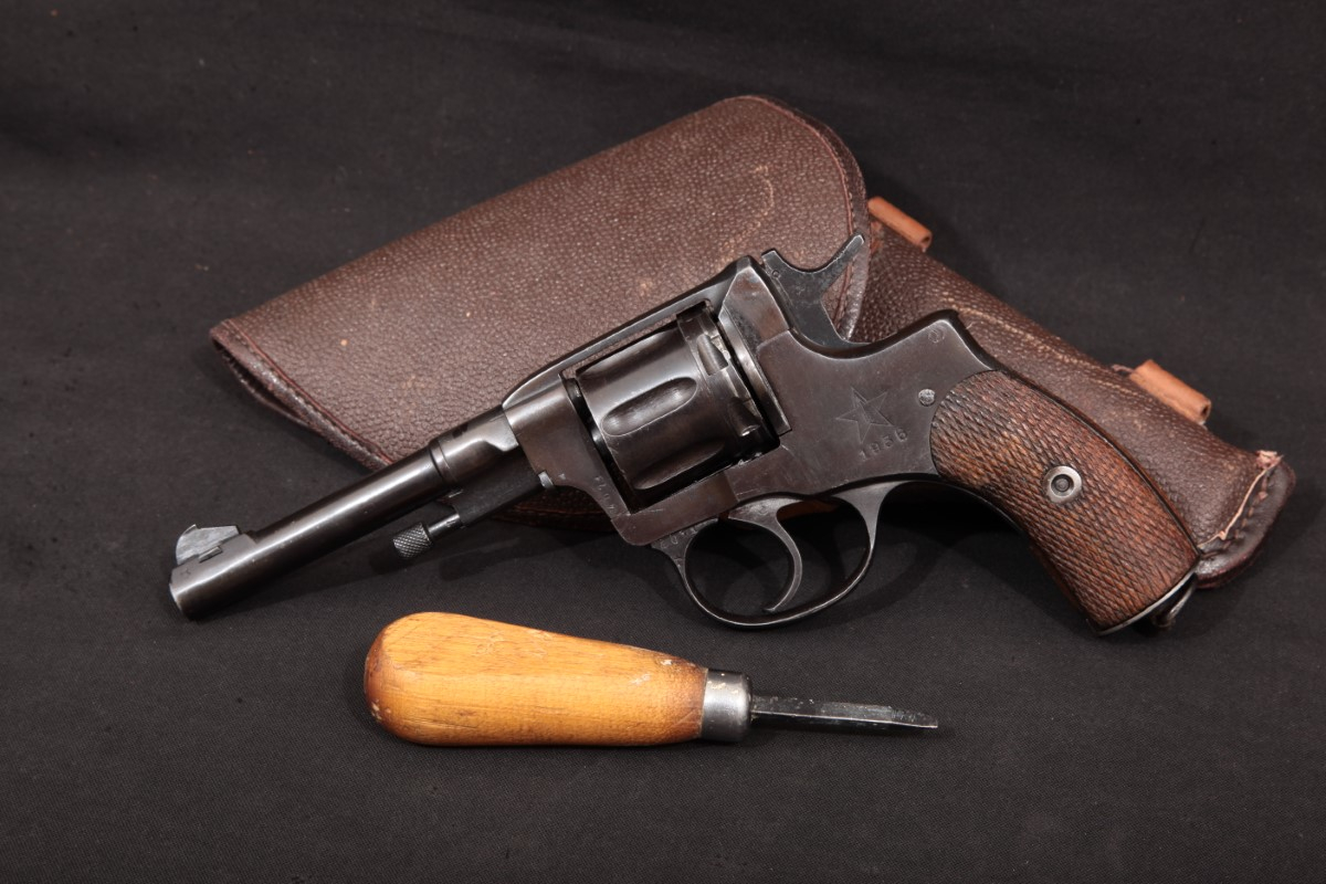 Russian Pre-Wwii Tula Arsenal Nagant Model 1895 Import Marked, 4 Double ...