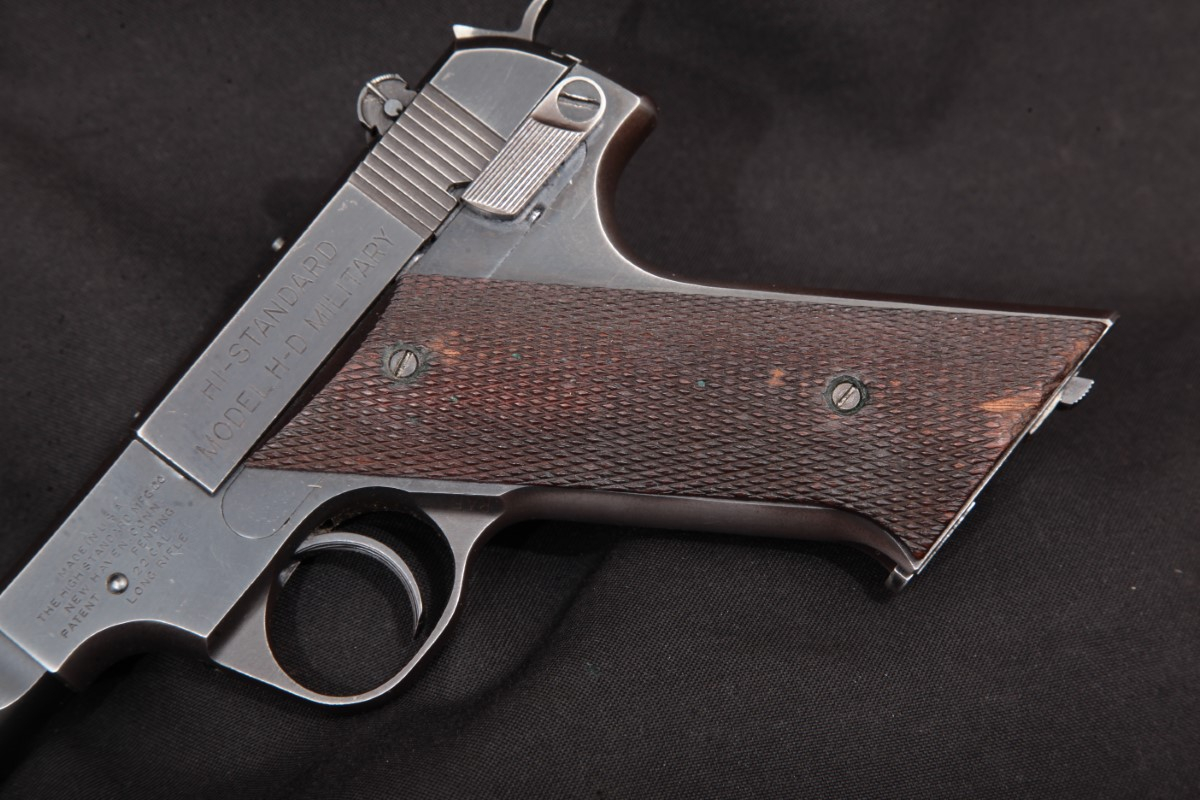 High Standard Hi-Standard Model H-D Military, Blue 6 3/4" Sa Single ...