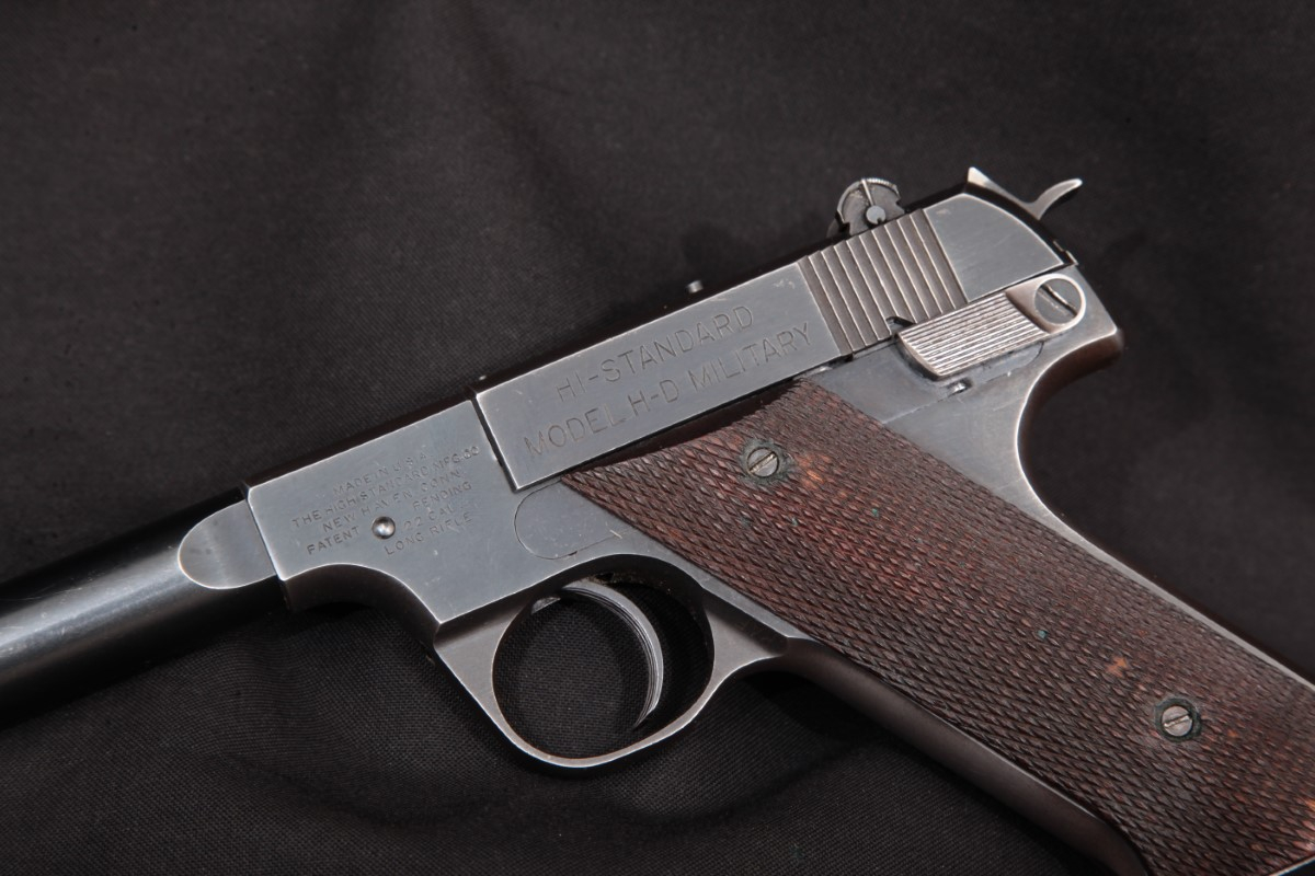 High Standard Hi-Standard Model H-D Military, Blue 6 3/4" Sa Single ...