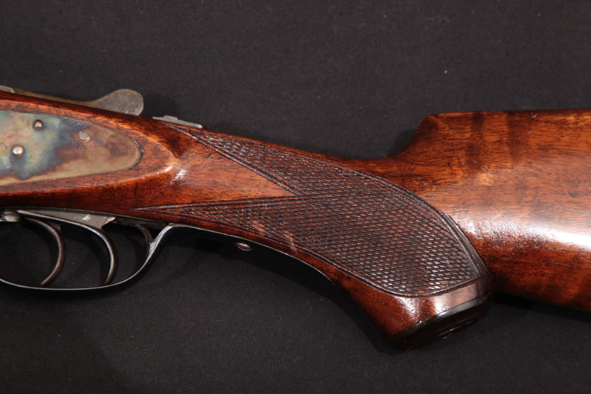 Baker Gun Co Model Batavia Leader, Blue & Case Color 28" Sidelock Sxs ...