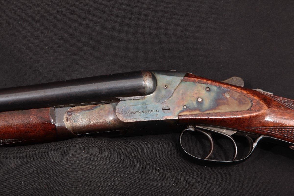 Baker Gun Co Model Batavia Leader, Blue & Case Color 28" Sidelock Sxs ...