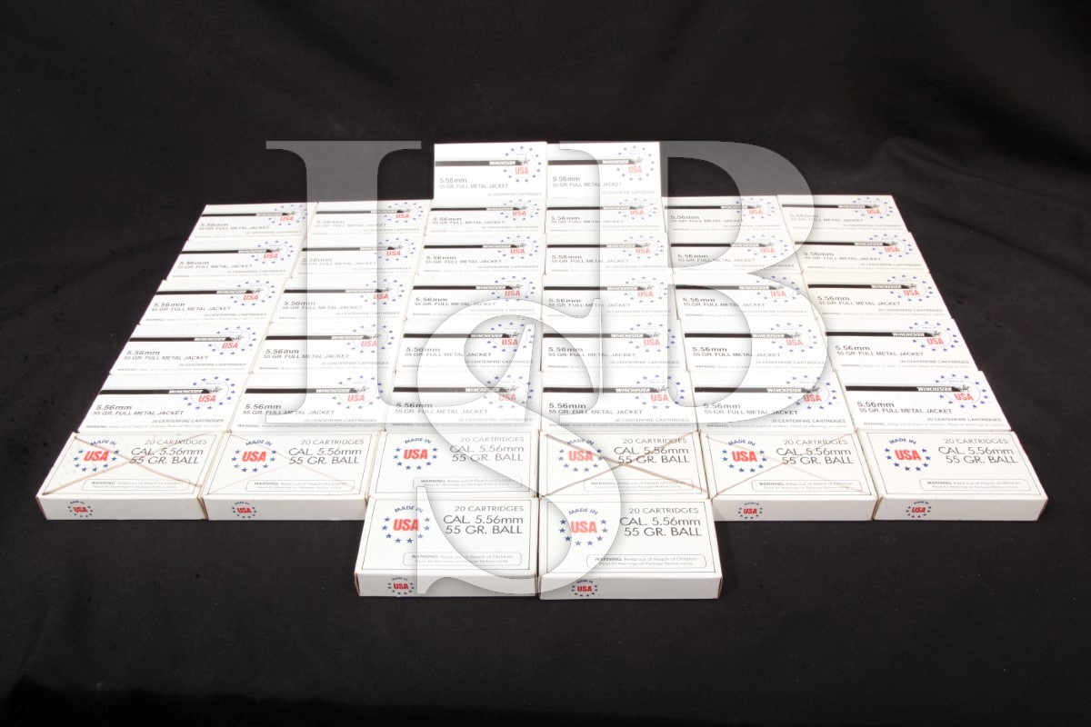 800x 5.56mm Winchester Ammunition 55 Grain Fmj Bullets .223/5.56 Nato 5 ...