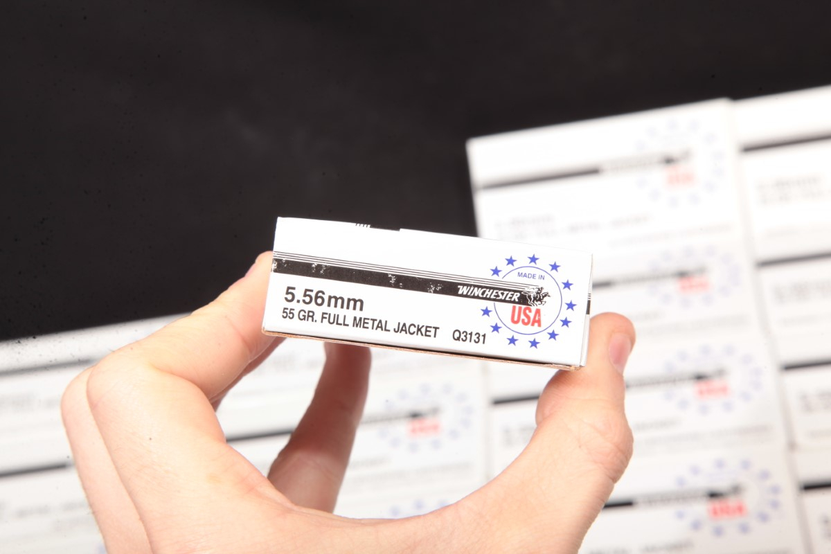 800x 5.56mm Winchester Ammunition 55 Grain Fmj Bullets .223/5.56 Nato 5 ...