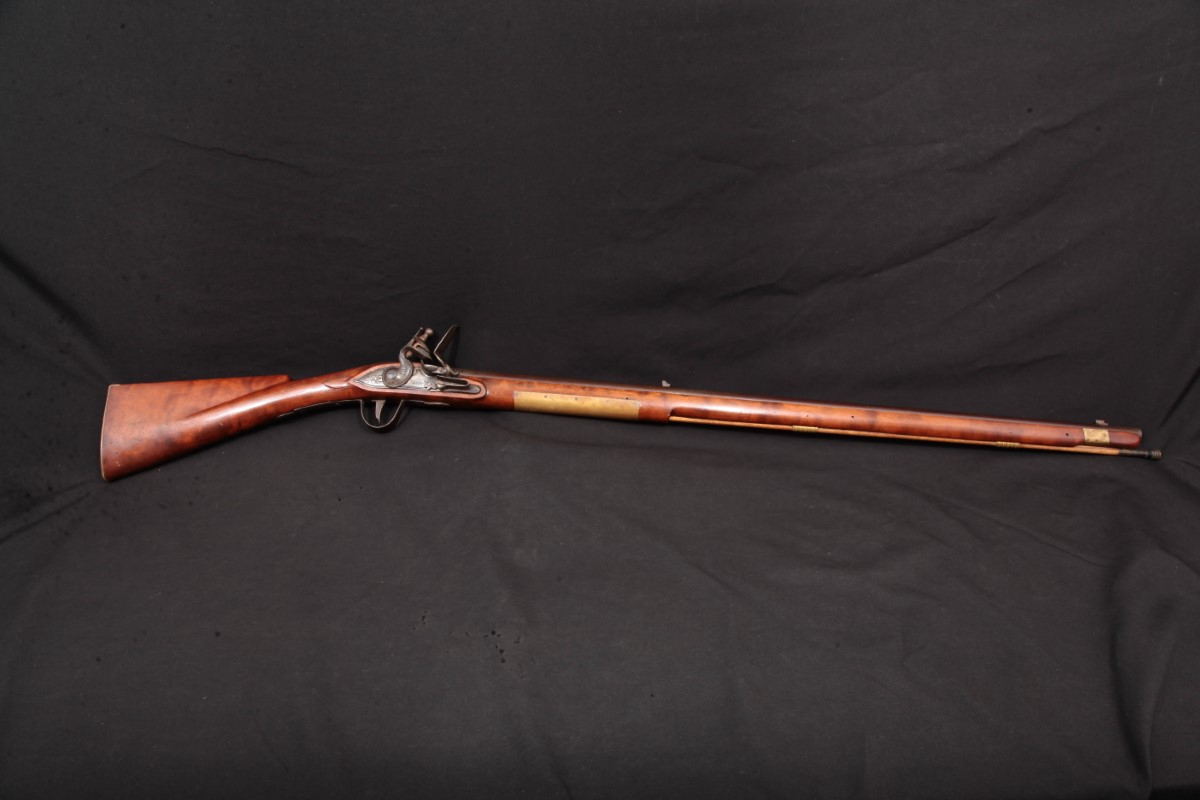 Lott Model Flintlock Full Stock Sporting Rifle, Blue/Case 36 Ss Rifle ...