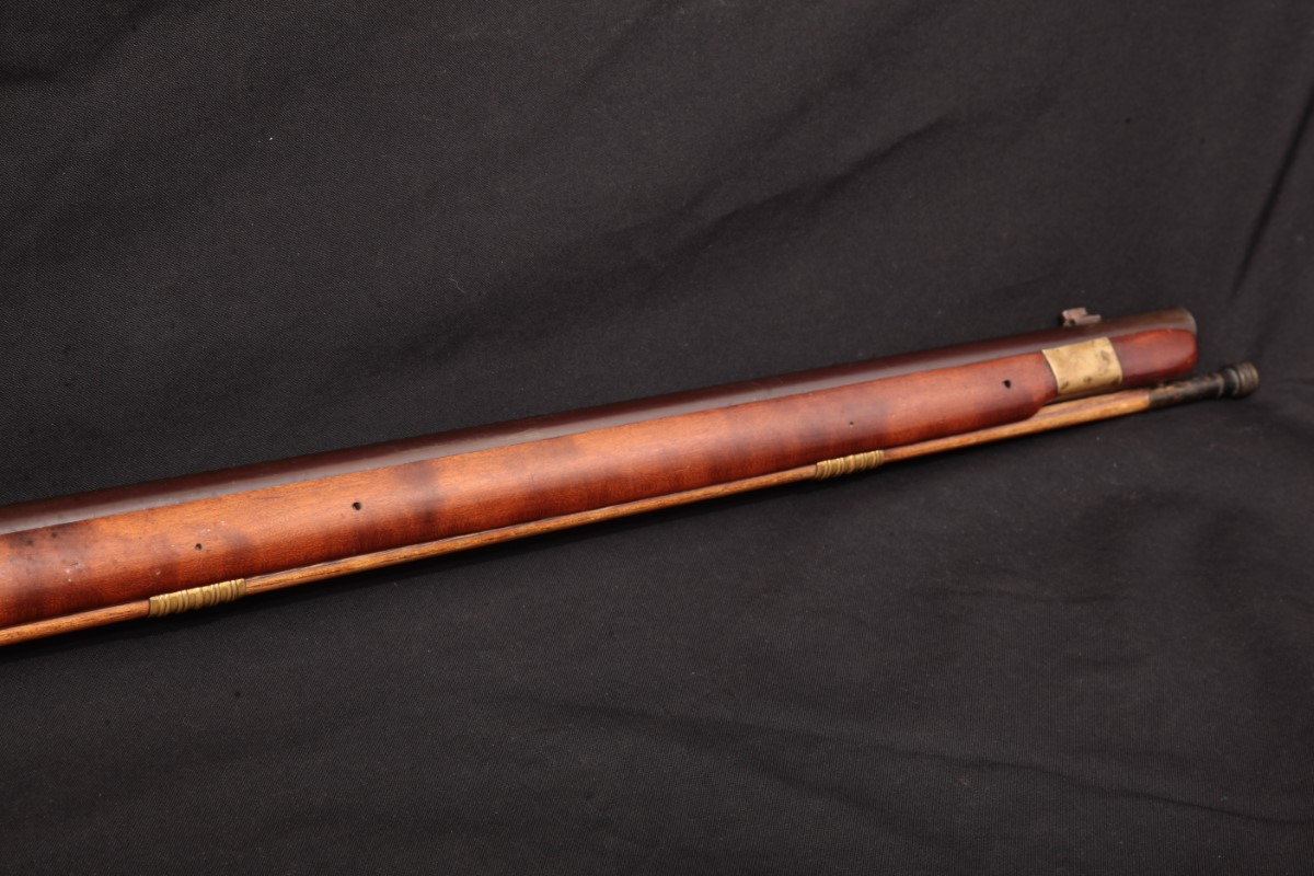 Lott Model Flintlock Full Stock Sporting Rifle, Blue/Case 36 Ss Rifle ...