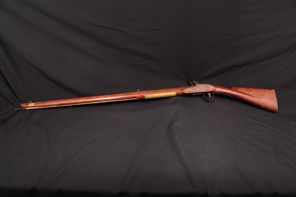 Lott Model Flintlock Full Stock Sporting Rifle, Blue/Case 36 Ss Rifle ...