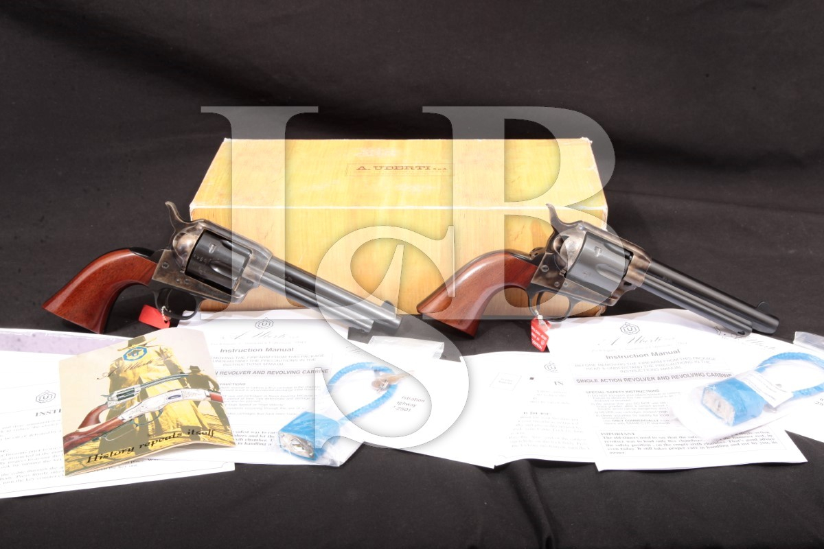 Uberti Pair of Cattleman 1873, Blue & Case Color Hardened 5 1/2