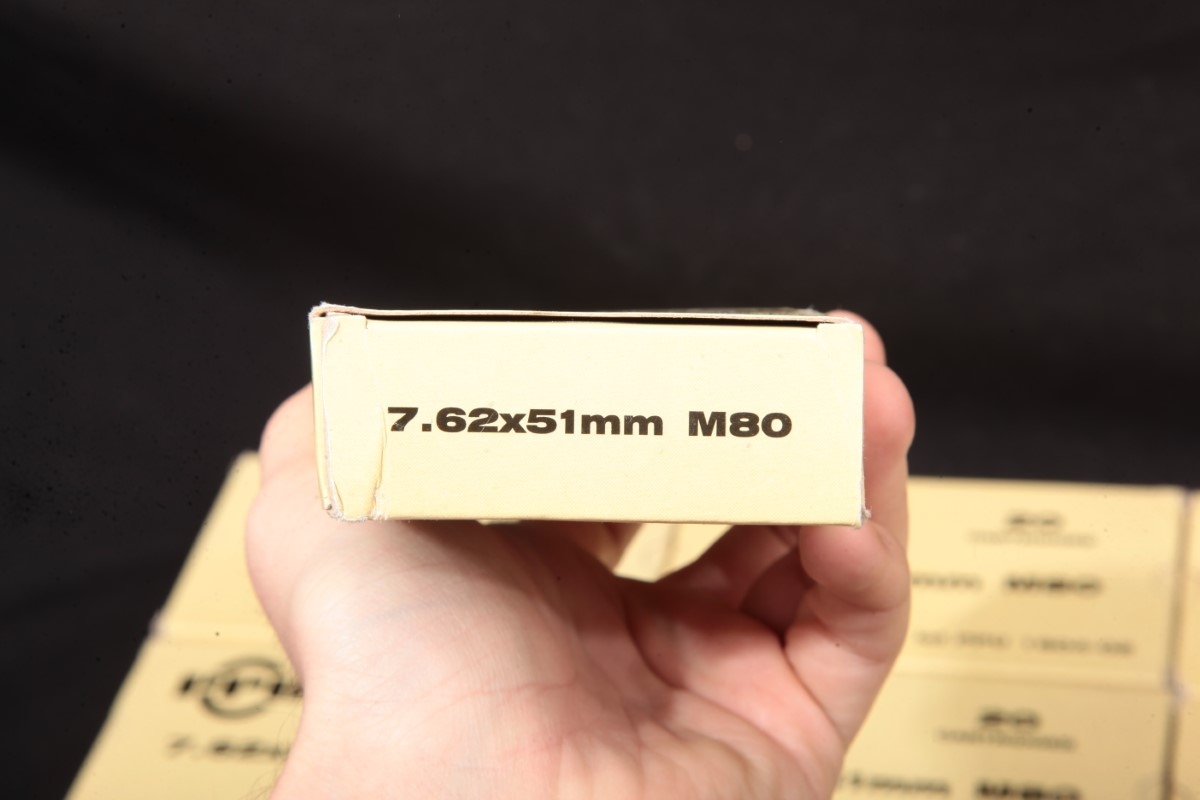 360x 7.62x51mm Ppu M80 Ammunition 145 Grain Fmj Boat Tail Bullets .308 ...