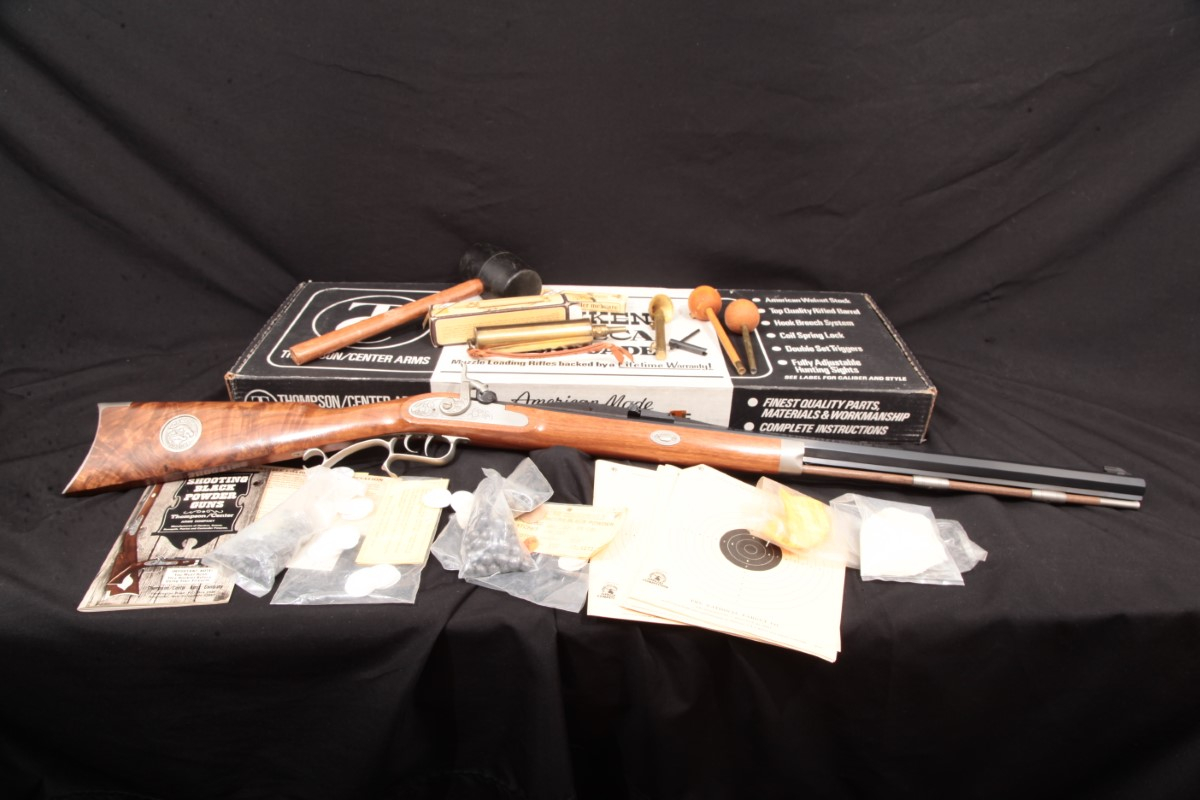 Thompson / Center Arms Hawken Cougar, Blue & Coin Finish 28 Single Shot ...