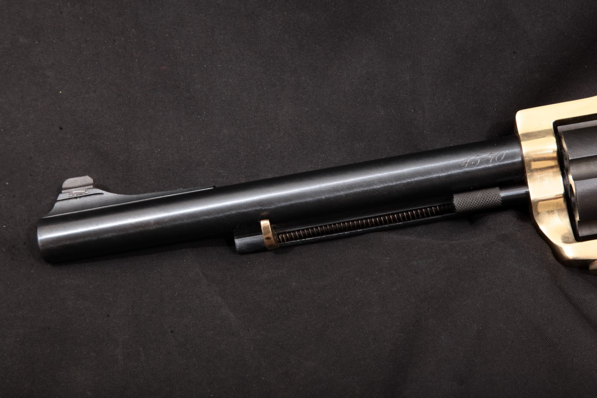 Century Mfg Inc. Model 100, Blue & Brass 10" Single Action Sa Single ...