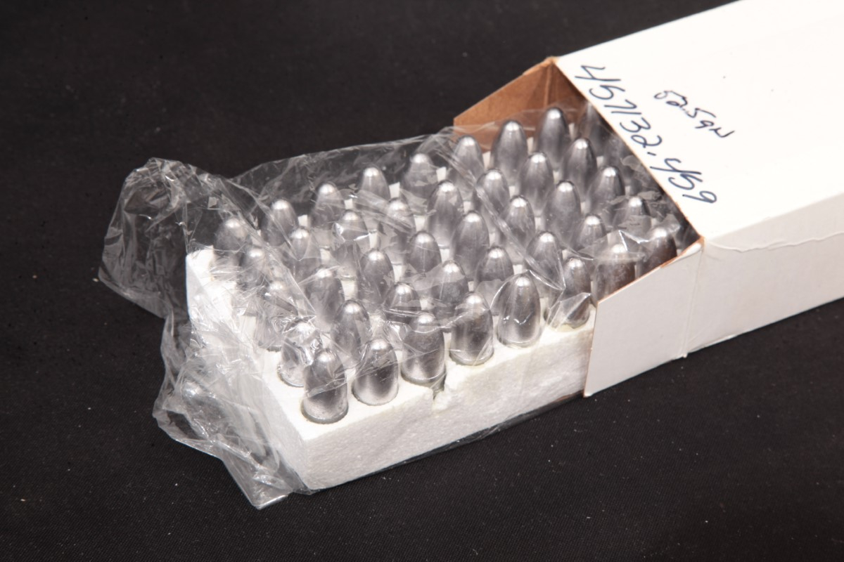 100x Buffalo Arms .45 Cal. Lead Bullets 458 Dia. 545 Grain & .459 Dia ...