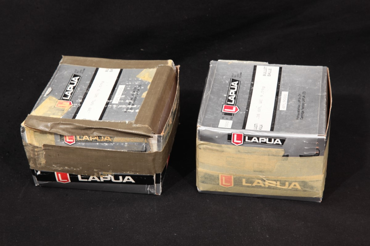 Pictures: 1000x .38 Special Lapua 145 Grain Lead Wad Cutter Bullets ...