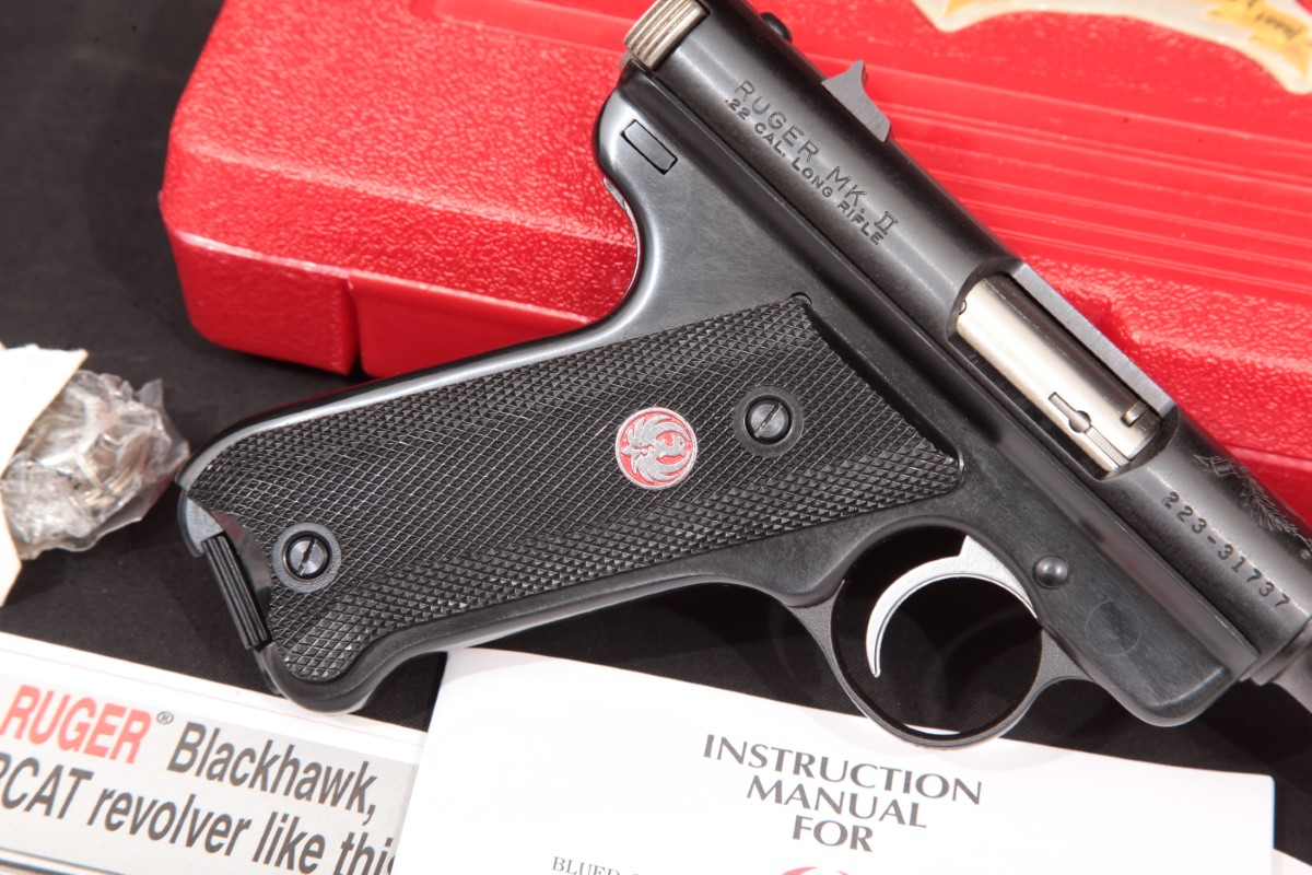 Sturm, Ruger & Co. Mark Ii Mkii 50th Anniversary Red Box, Blue 4 3/4 In ...